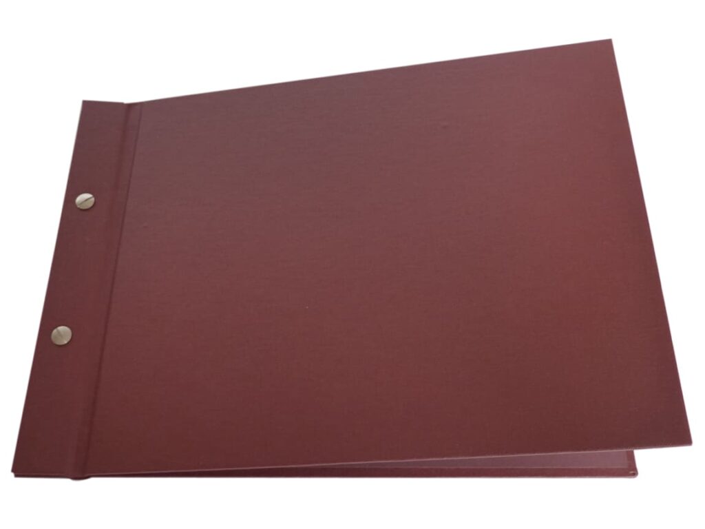 Buckram Cloth Exposed Screw Binding Covers - RS Bookbinders Buckram Cloth Exposed Screw Binding Covers - RS Bookbinders