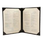 Menus - RS Bookbinders